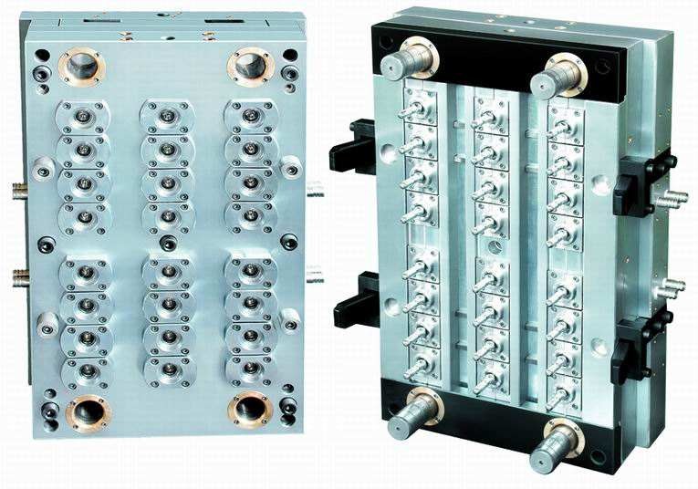 100mm Neck Plastic Injection Mold Maker, Multi 72 Rongga Pet Preform Mold